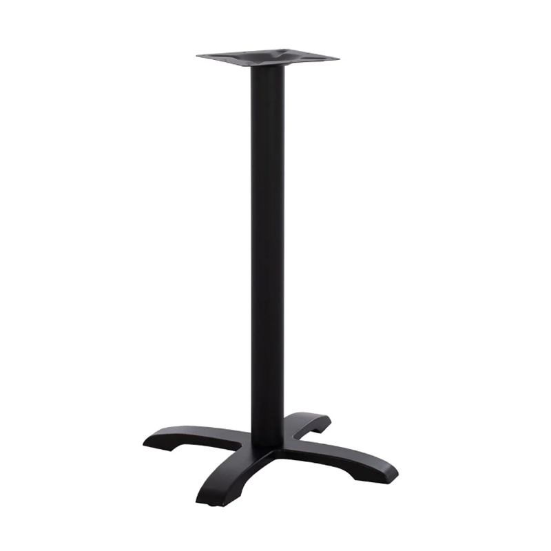 Steko Argos The Classic metal bar table base in black shade 48x48x94cm ...